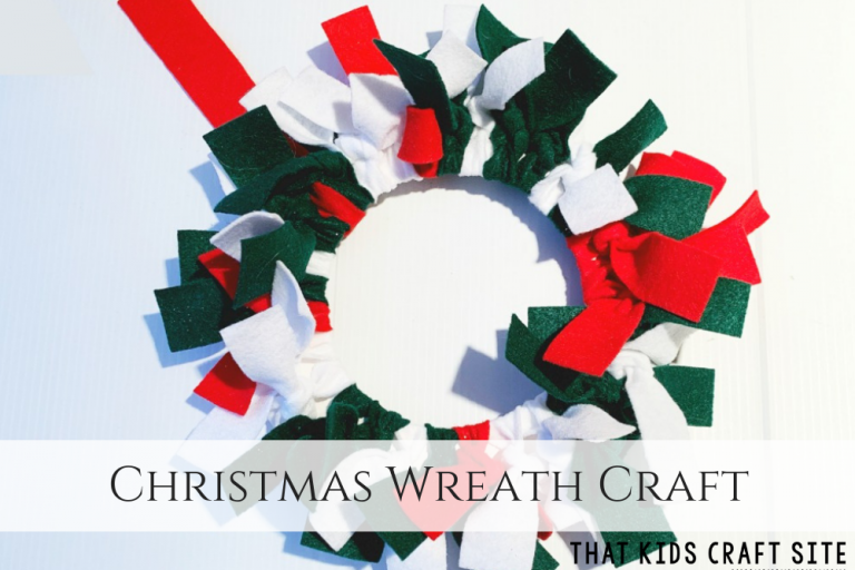 DIY Christmas Wreath - That Kids' Craft Site