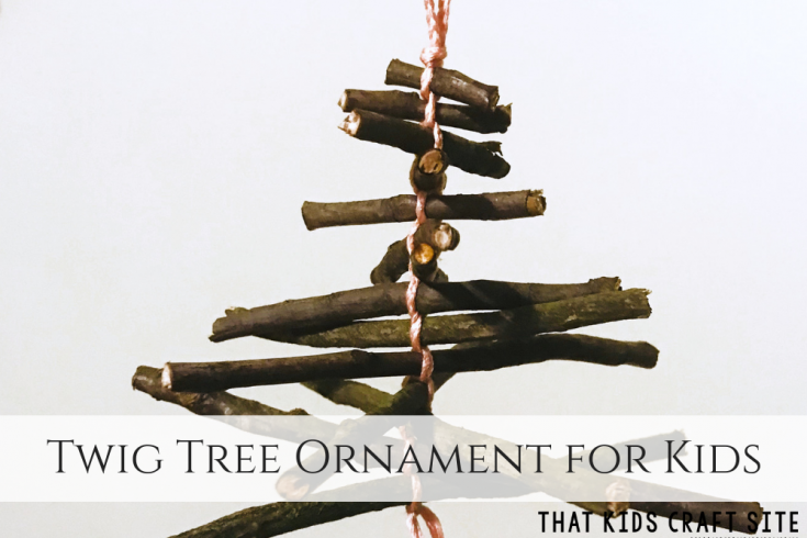 Natural Christmas Ornaments: DIY Twig Tree - That Kids' Craft Site