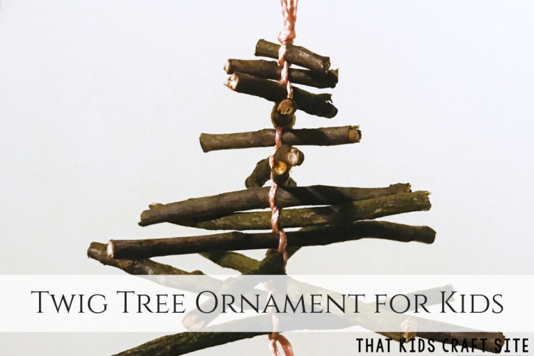 Natural Christmas Ornaments: DIY Twig Tree - That Kids' Craft Site
