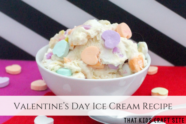 Valentine’s Day Homemade Ice Cream Recipe - That Kids' Craft Site