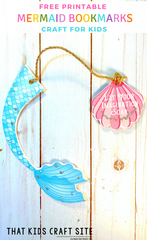 Mermaid Bookmarks {Free Printable} - That Kids' Craft Site