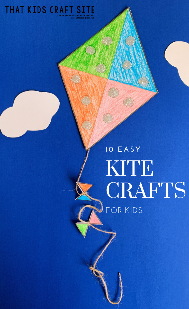 10 Easy Kite Crafts For Kids That Kids Craft Site