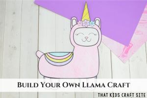 Build Your Own Llama Craft - Make a Llamacorn - That Kids' Craft Site