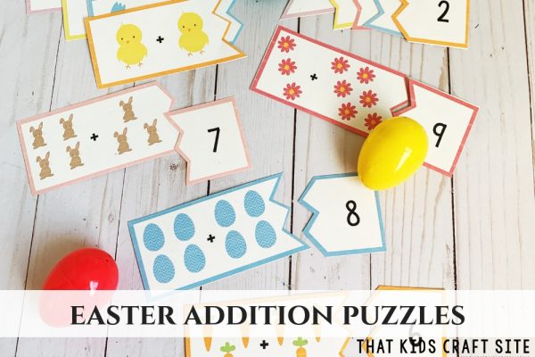 {FREE} Easter Math Puzzles - That Kids' Craft Site