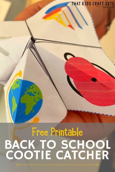 Printable Fortune Teller: Back to School - That Kids' Craft Site