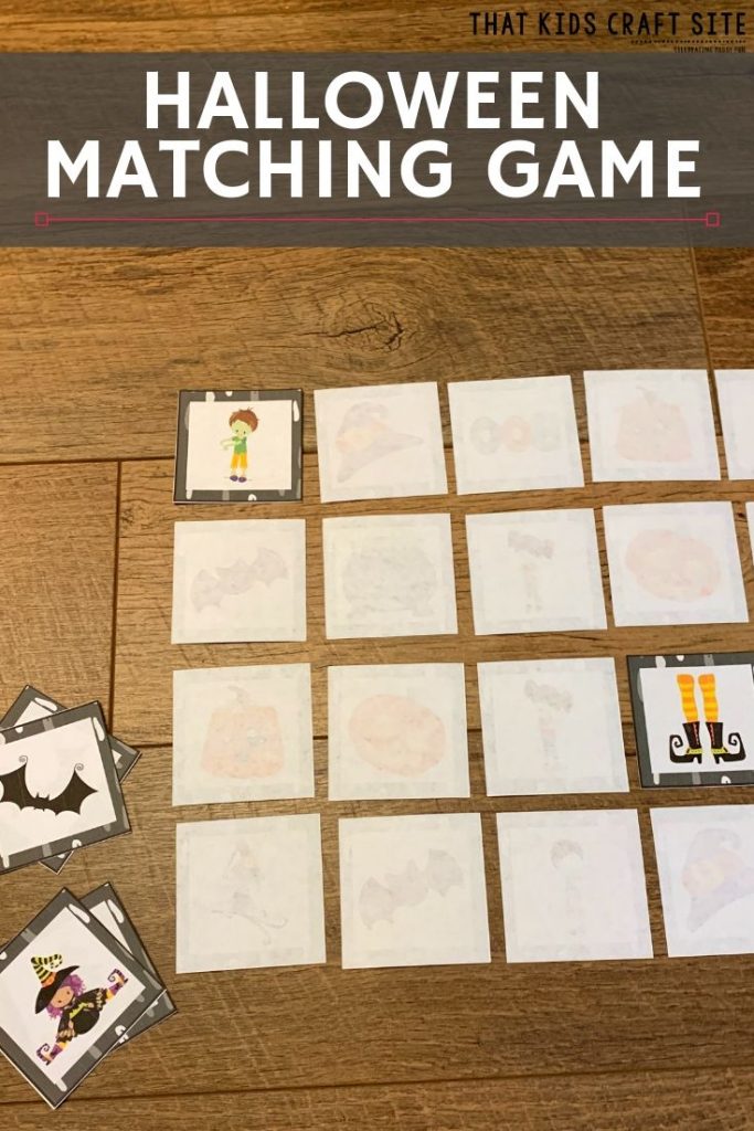 Halloween Matching Game Printable - That Kids' Craft Site