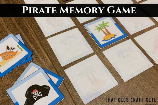 Printable Pirate Matching Game - That Kids' Craft Site
