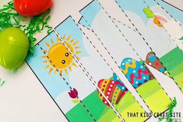 Easter Puzzle for Preschoolers - That Kids' Craft Site