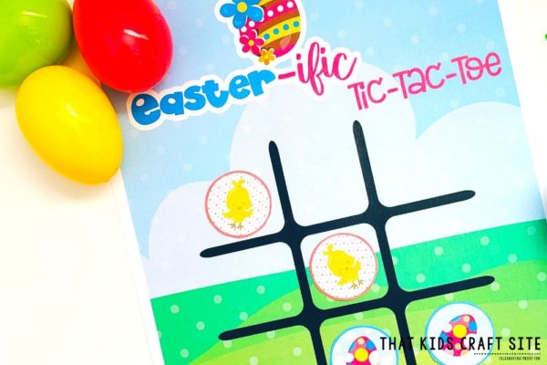 Easter Game: Tic-Tac-Toe Printable Game - That Kids' Craft Site