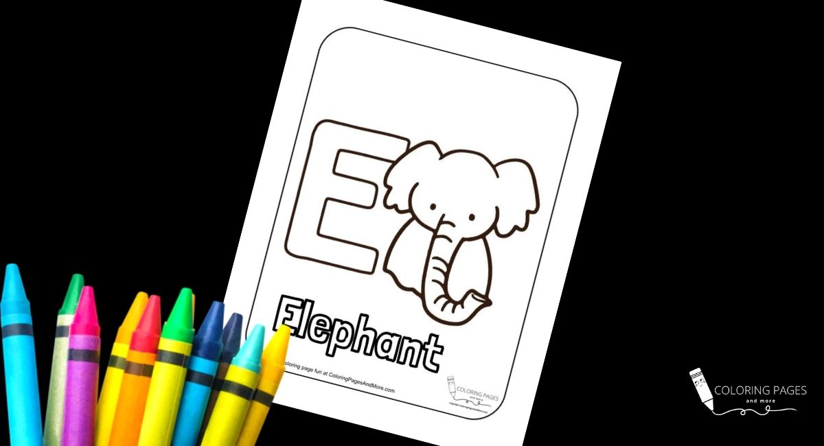 Letter E Crafts for Kids - That Kids' Craft Site