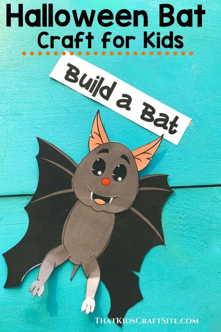 Halloween Bat Craft: Build-a-Bat - That Kids' Craft Site