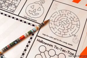 Halloween Placemat Printable - That Kids' Craft Site