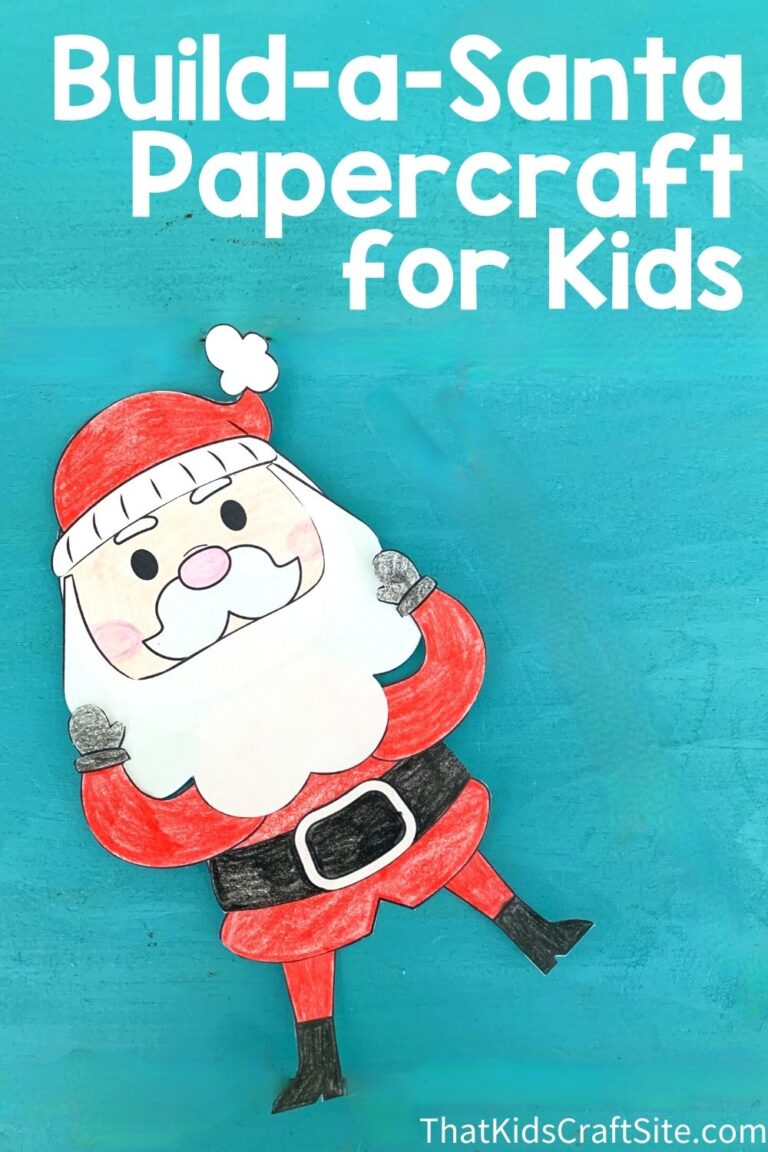 Build-a-Santa: Santa Craft for Kids - That Kids' Craft Site