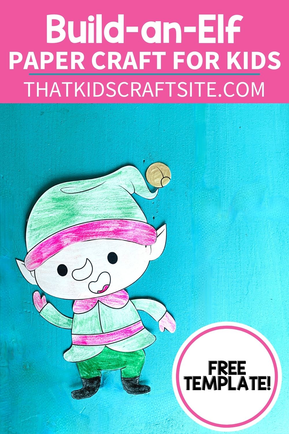 Christmas Elf Craft for Kids - That Kids' Craft Site