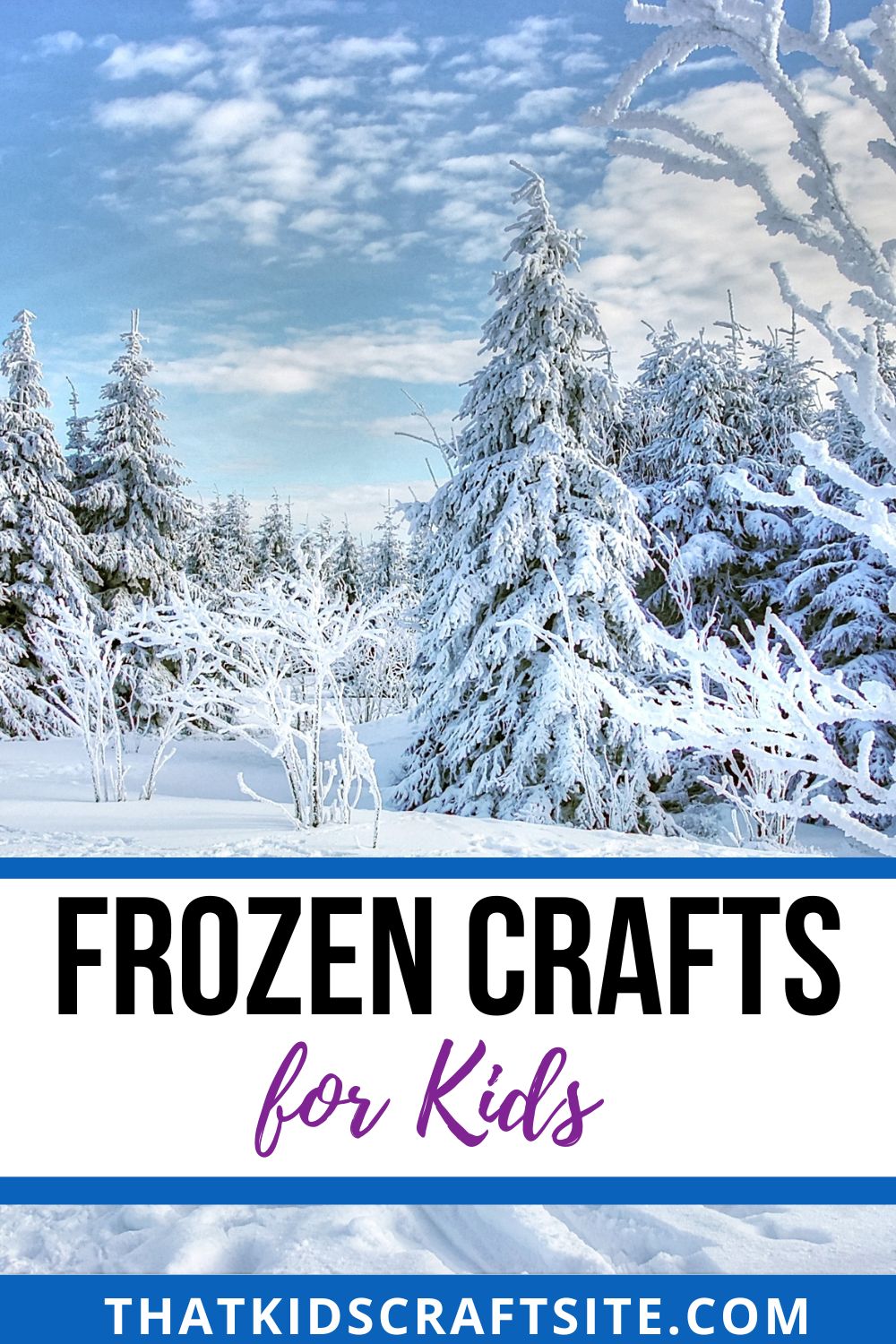 15+ Frozen Crafts for Preschoolers - That Kids' Craft Site