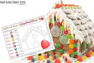 Roll and Draw Gingerbread House - That Kids' Craft Site