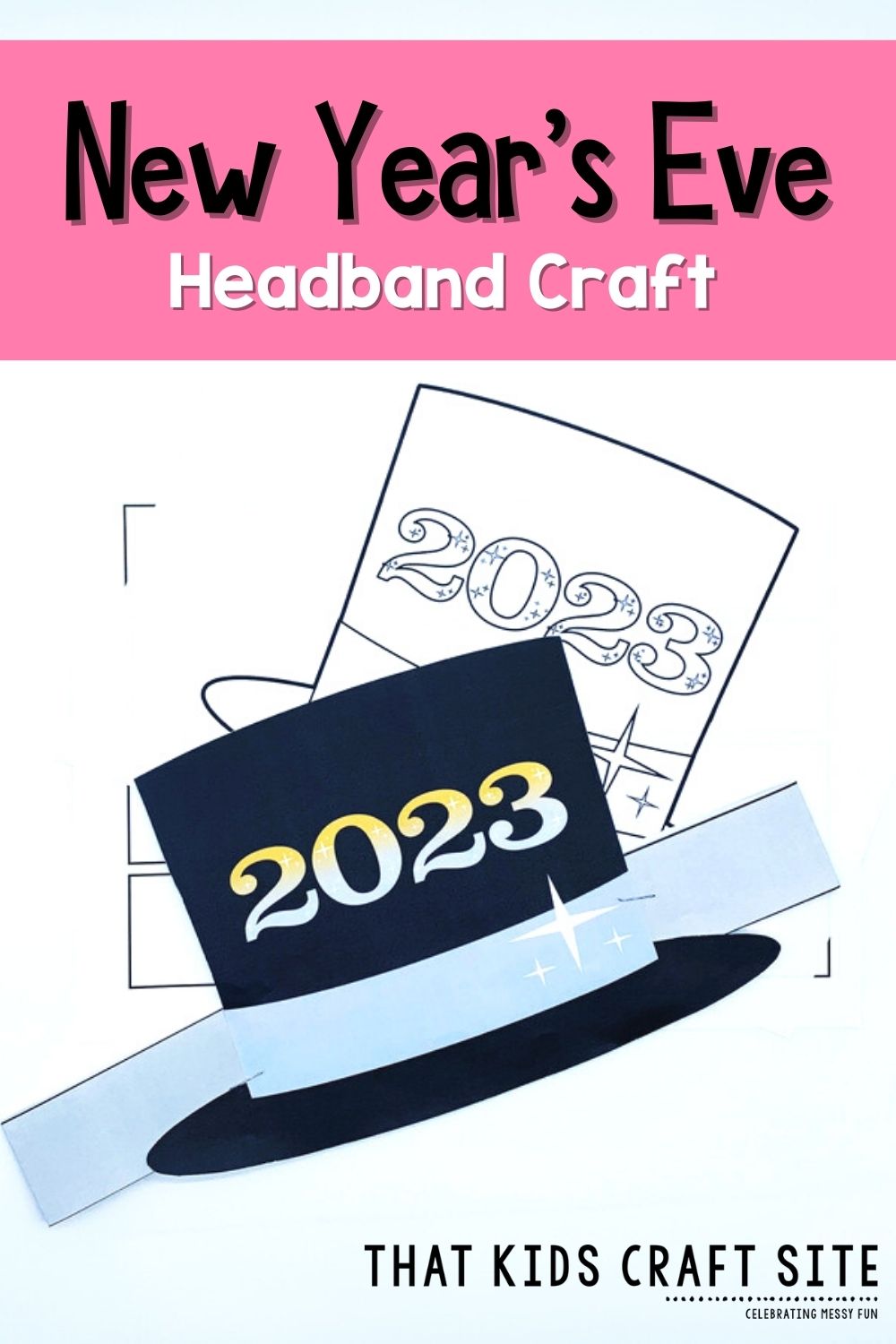 New Year's Eve Headband Craft - That Kids' Craft Site