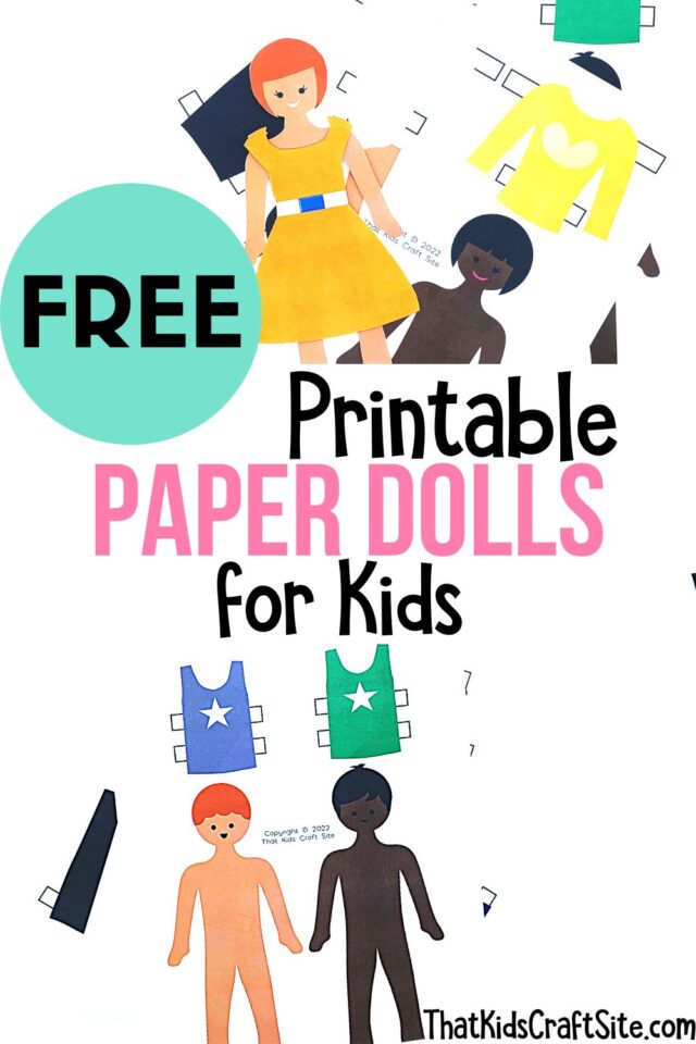 Paper Dolls for Kids - That Kids' Craft Site