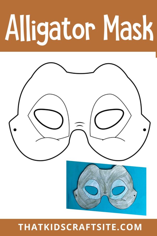 Alligator Mask - That Kids' Craft Site