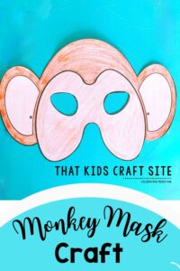 Monkey Mask Craft - That Kids' Craft Site