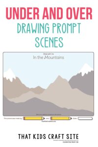 Preposition Drawing Prompts - That Kids' Craft Site