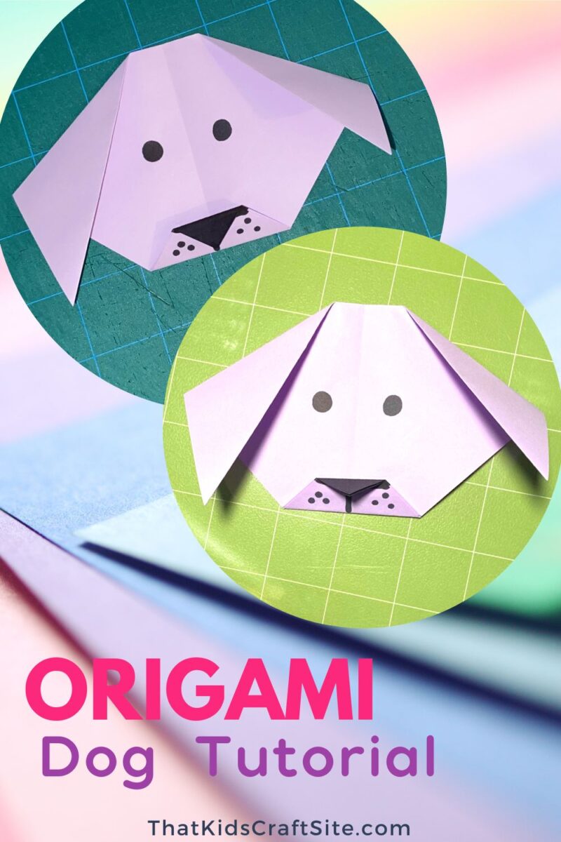 Origami Dog Tutorial - That Kids' Craft Site