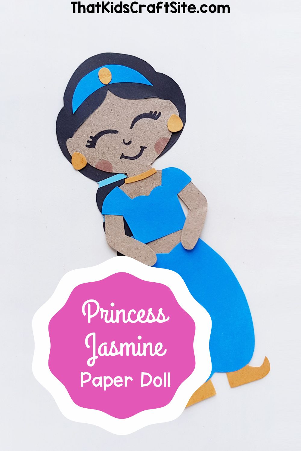 Princess Jasmine Paper Doll - That Kids' Craft Site