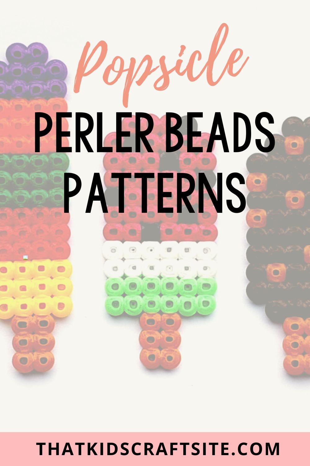 Popsicle Perler Bead Patterns for Kids - That Kids' Craft Site