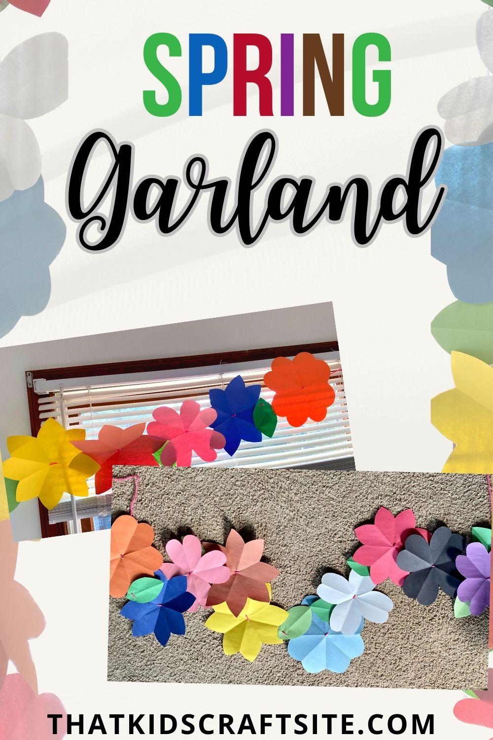 Spring Garland - That Kids' Craft Site