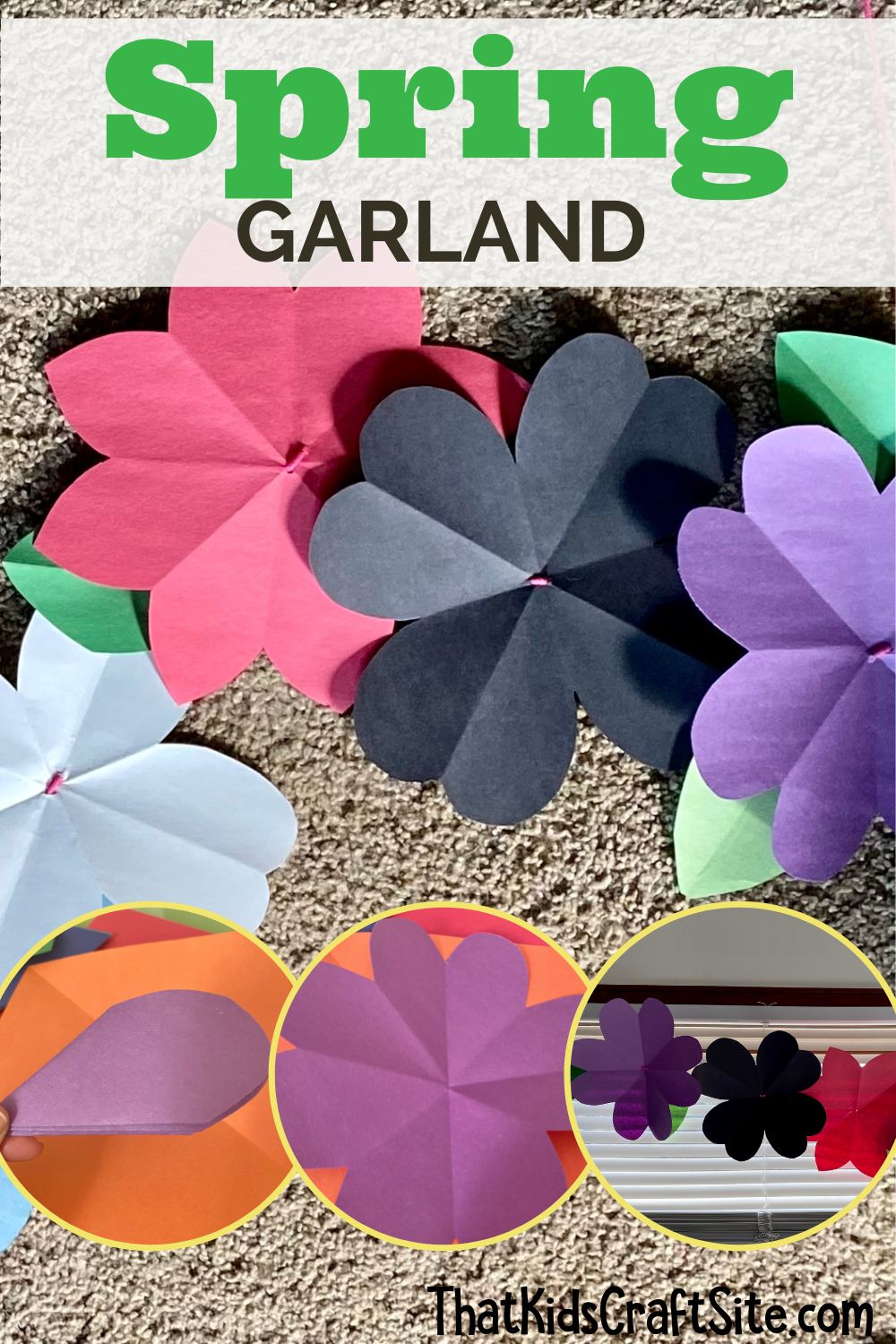 Spring Garland - That Kids' Craft Site