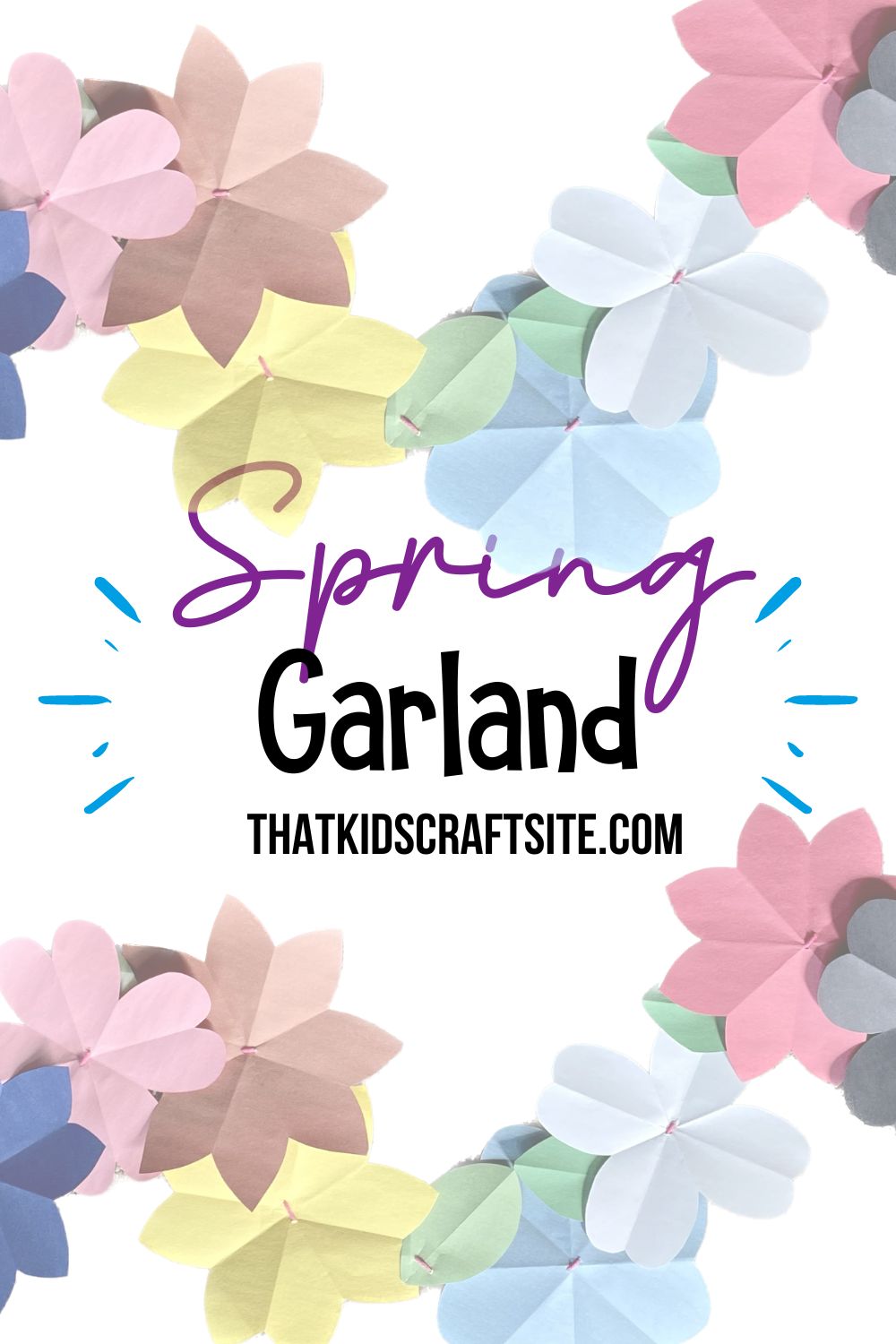 Spring Garland - That Kids' Craft Site