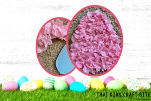 Tissue Paper Easter Eggs Craft - That Kids' Craft Site