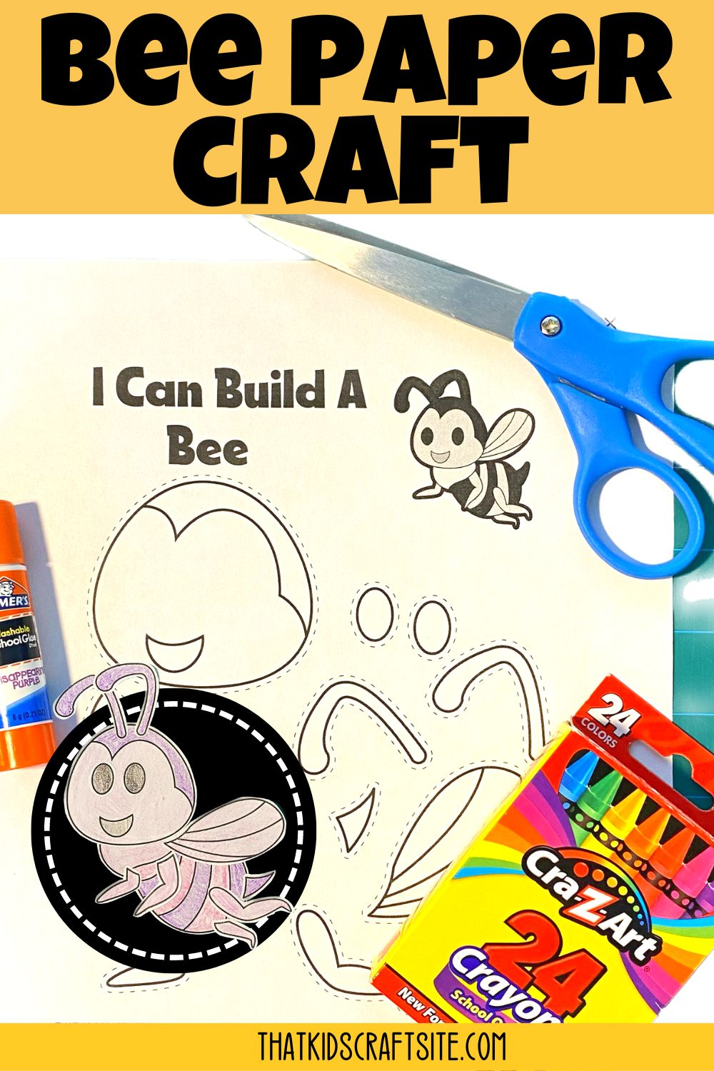 Bee Paper Craft - That Kids' Craft Site