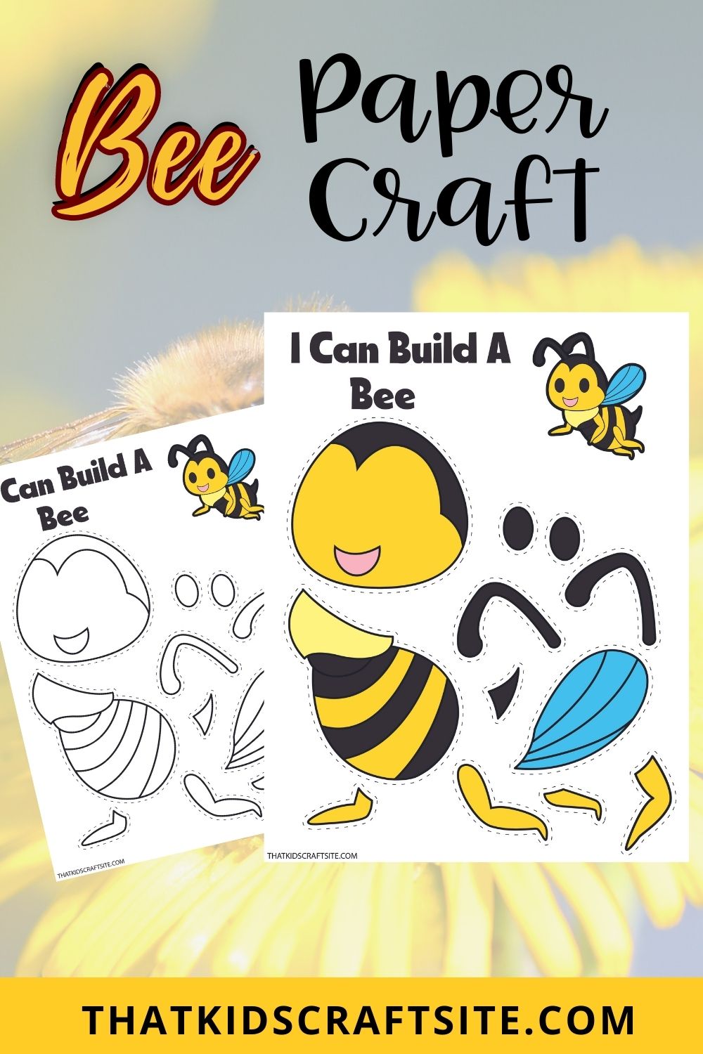 Bee Paper Craft - That Kids' Craft Site