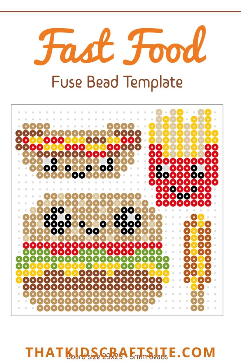 Fast Food Perler Bead Patterns - That Kids' Craft Site