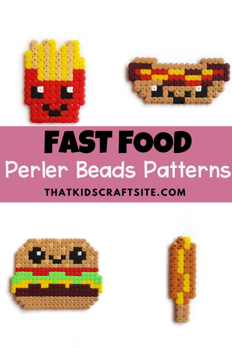 Fast Food Perler Bead Patterns - That Kids' Craft Site