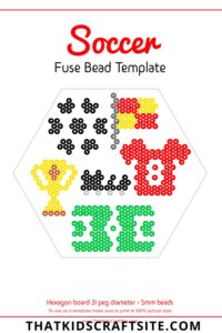 Soccer Perler Bead Patterns - That Kids' Craft Site