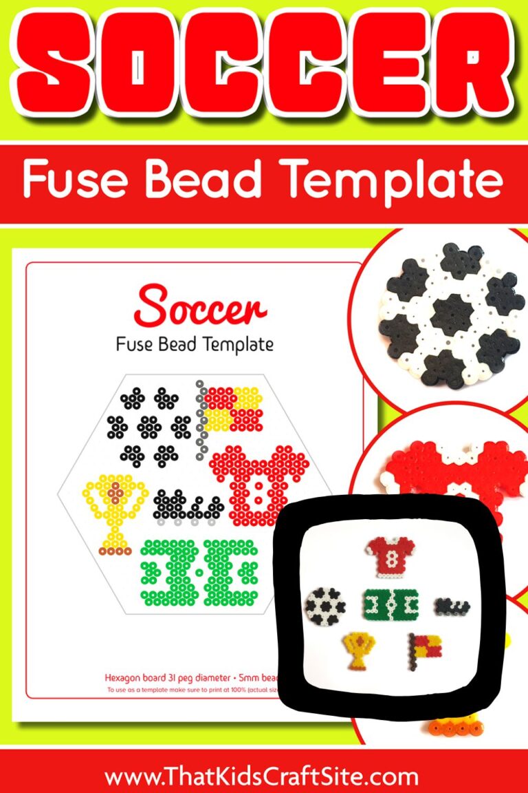 Soccer Perler Bead Patterns - That Kids' Craft Site