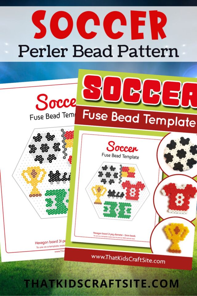 Soccer Perler Bead Patterns - That Kids' Craft Site