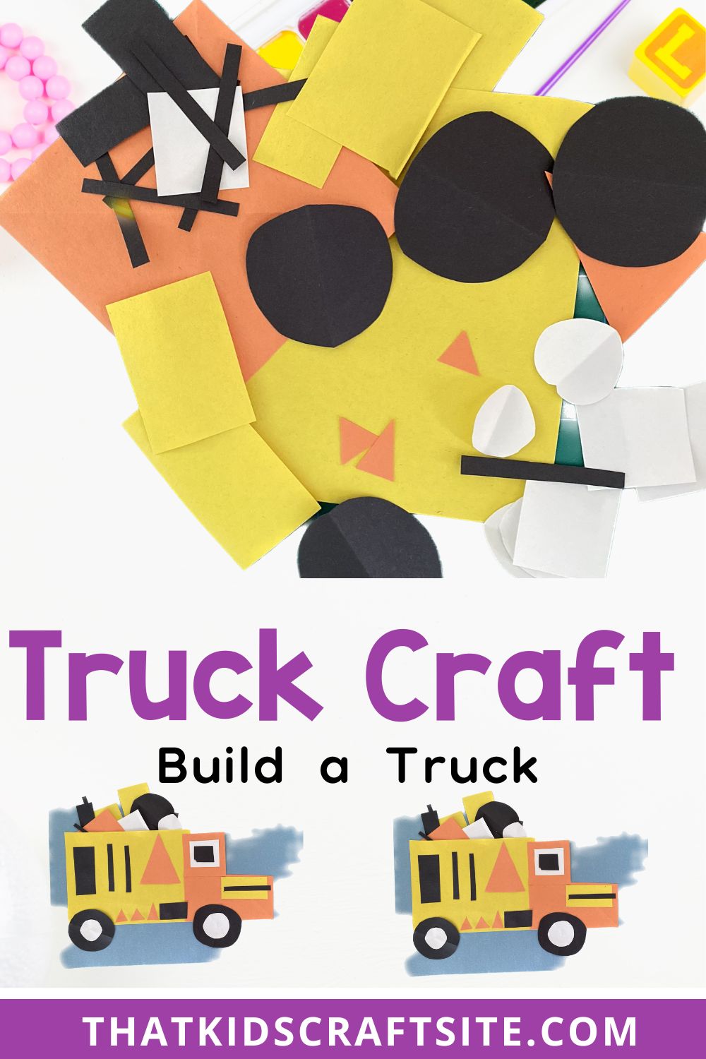 Truck Craft - Build a Truck - That Kids' Craft Site