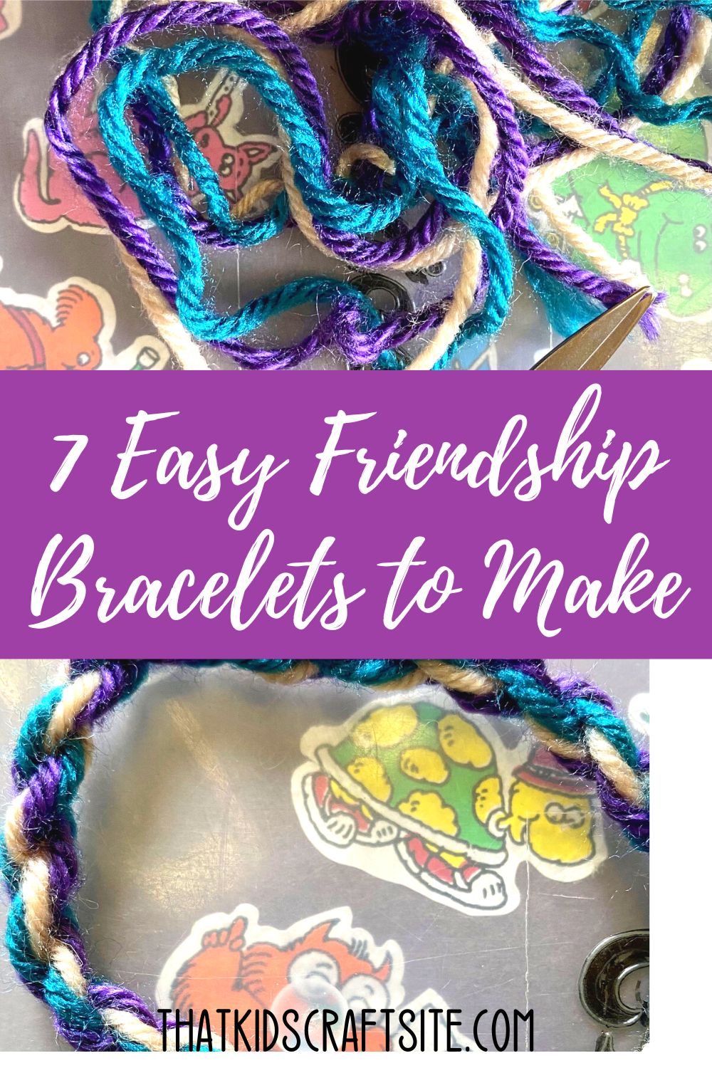 7 Easy Friendship Bracelets to Make - That Kids' Craft Site
