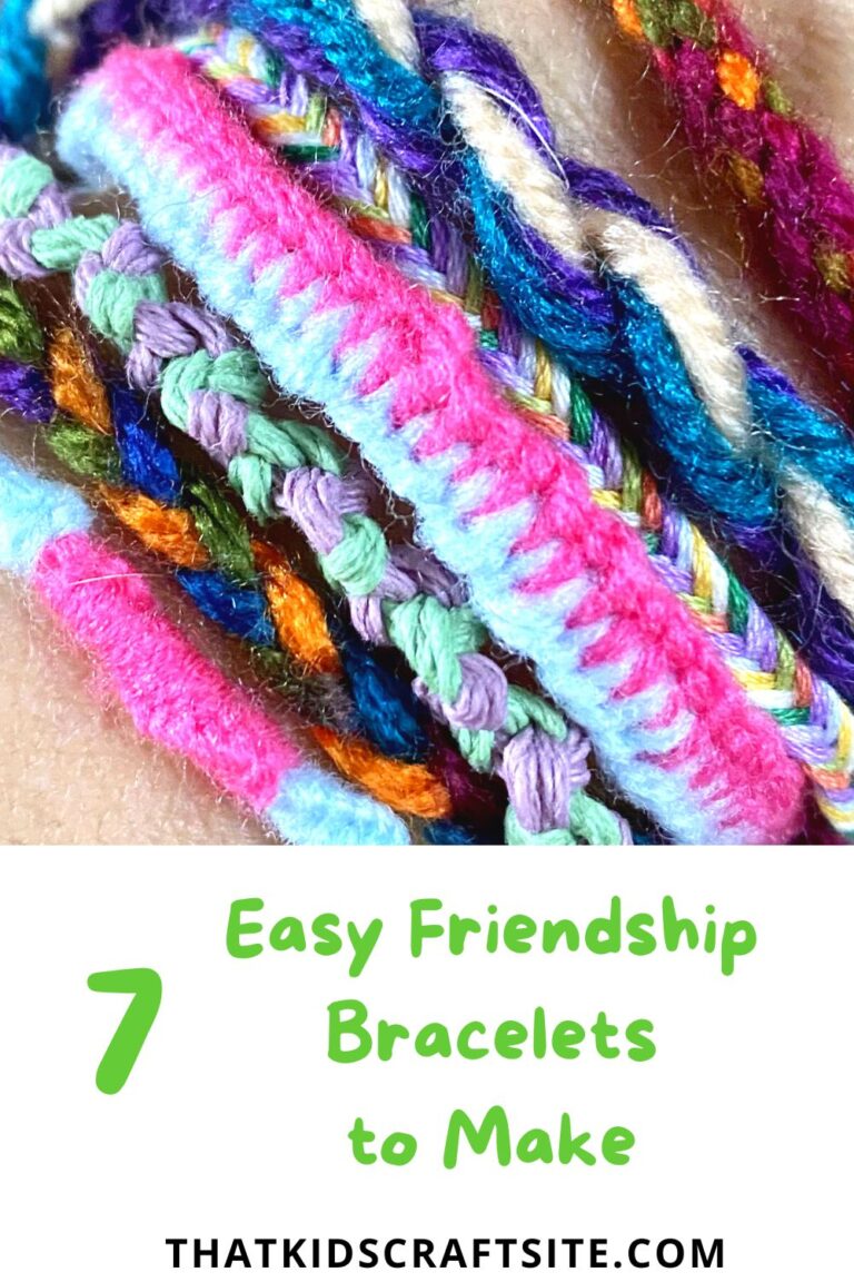7 Easy Friendship Bracelets to Make - That Kids' Craft Site