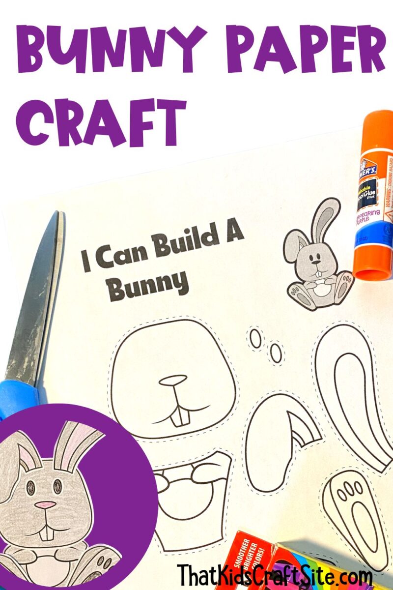 Bunny Paper Craft - That Kids' Craft Site