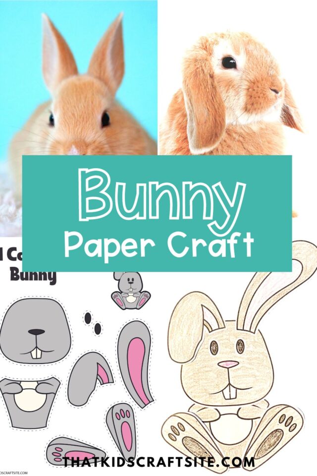 Bunny Paper Craft - That Kids' Craft Site