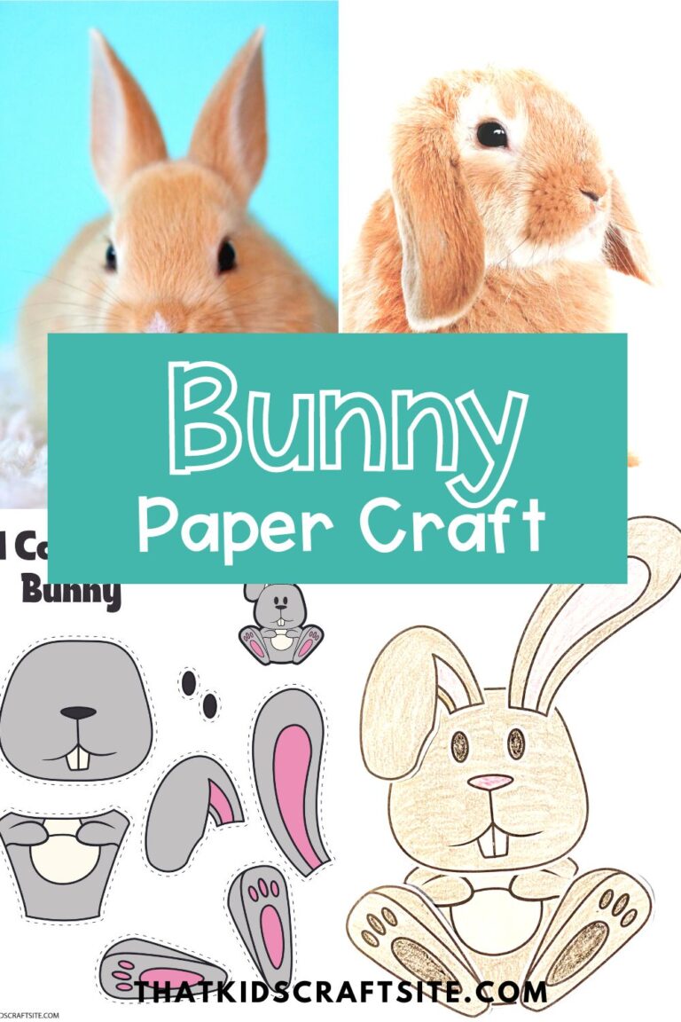 Bunny Paper Craft - That Kids' Craft Site