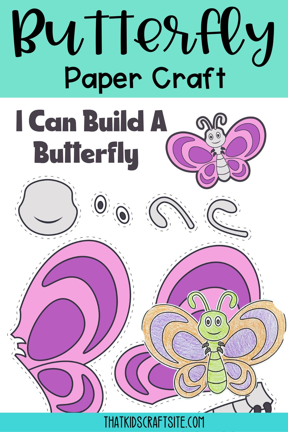 Butterfly Paper Craft - That Kids' Craft Site