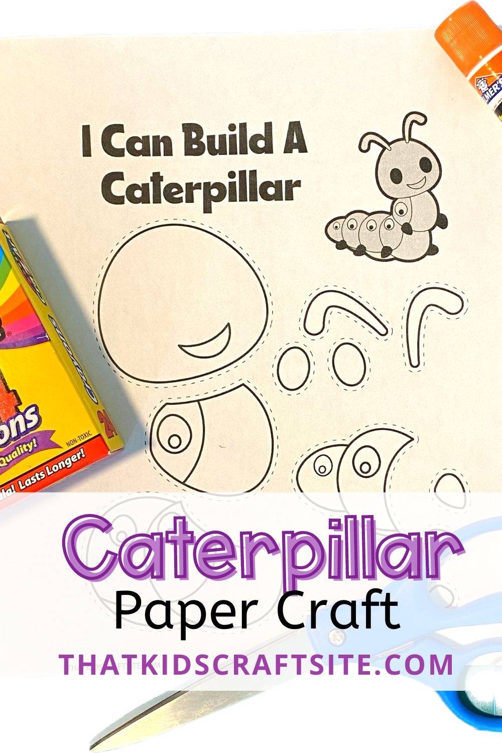 Caterpillar Paper Craft - That Kids' Craft Site