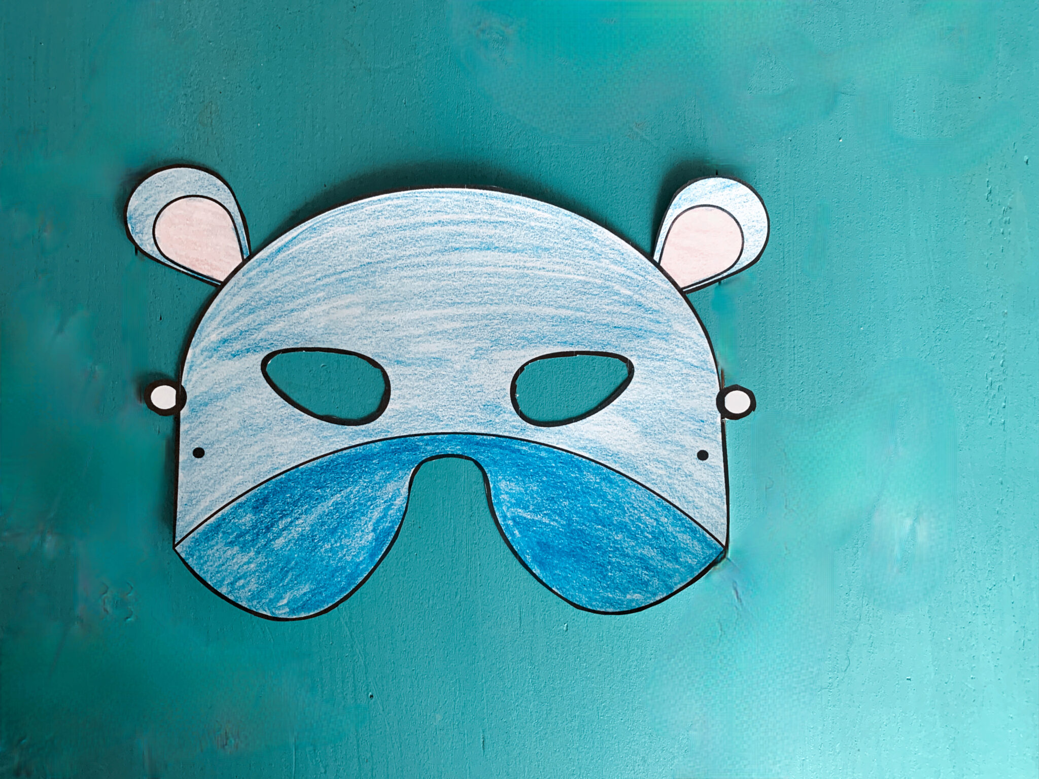Hippo Mask - That Kids' Craft Site