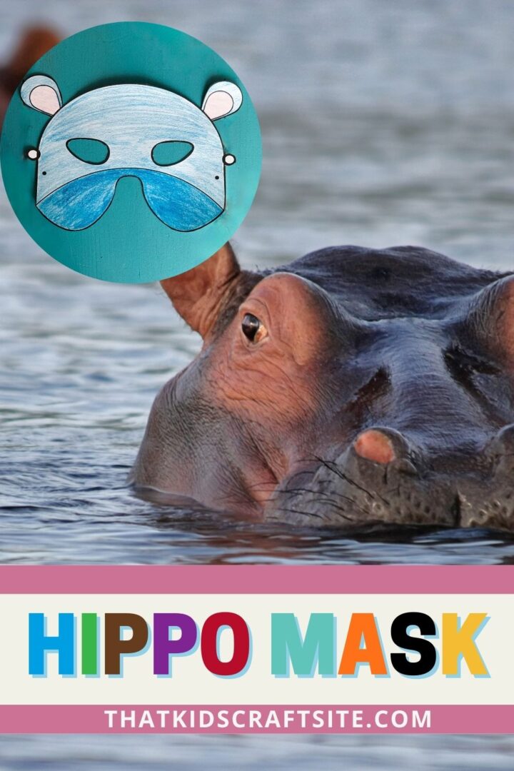 Hippo Mask - That Kids' Craft Site