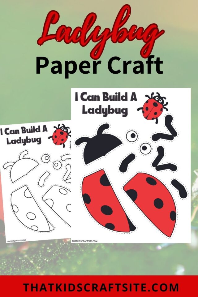 Ladybug Paper Craft - That Kids' Craft Site